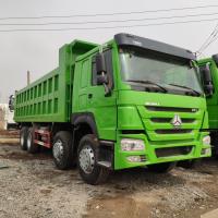 China 25-30tons Capacity Used HOWO 8X4 Dump Truck with 5600X2300X1500 Bucket Dimension for sale