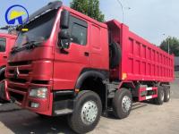 China 351-450hp Sinotruk HOWO 8X4 Tipper Truck with 50t Load Capacity Front Lifting Dump Truck for sale