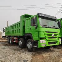 China 30 Cbm HOWO 40tons 8X4 Used Tipper Truck with Radial Tire Design and 420HP Horse Power for sale