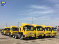 China Used 6*4 HOWO Tractor Truck Trailer Head with 21-30t Load Capacity and 9 Tons Front Axle for sale