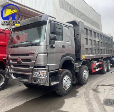 China Zf8118 Steering System Sinotruck HOWO 8X4 Tipper Truck 12 Wheels for African Market for sale