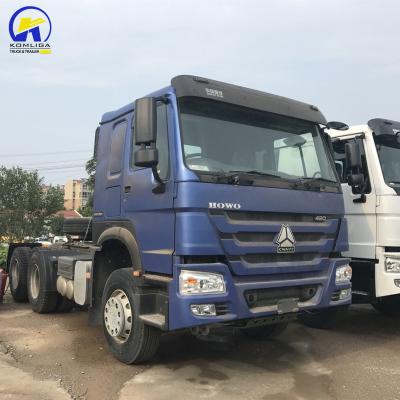 China Techinical Spare Parts Support Used Sinotruk HOWO Tractor Head 6X4 Trailer Tractor Truck for sale