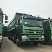 China 300L Fuel Tanker Customization 12 Wheels and Used HOWO 8X4 Dump Truck with Front Lifting for sale