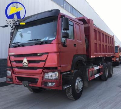 China Used 6X4 30 Tons Tipper Sinotruck HOWO 371HP/375HP Dump Truck with Tyre to Zambia for sale