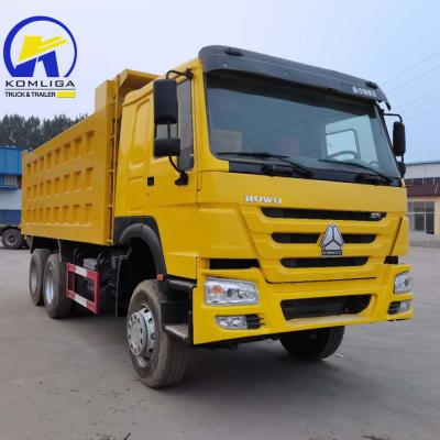 China Used 6X4 Grade a 371HP 375HP Sinotruck HOWO Tipper Dump Truck with Radial Tire Design for sale