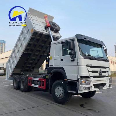 China Dumping Type Front Lifting Style Sinotruck HOWO 6X4 10 Wheels Dump Tipper Truck in Blue for sale