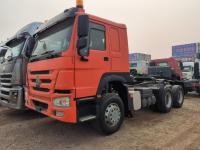 China Used Sinotruk HOWO Tractor Trailer Head Prime Mover 6X4 D12.42-20 Engine Speed Ratio 3.7 for sale