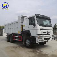 China White HOWO Used 371HP 375HP 10tyres Tipper Truck for Road Construction for sale