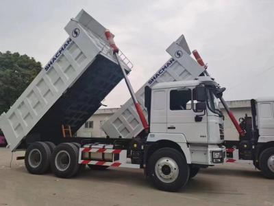 China Used 10 Wheels 6X4 Shacman Tipper Truck with One Sleeper Cab and A/C Certified by DOT for sale