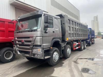 China 20cbm Bucket Dimension Front Lifting Style HOWO 8X4 Heavy Duty Tipper Truck for Dumping for sale