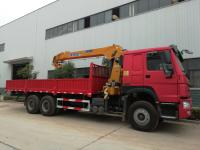 China HOWO 6X4 Cargo Truck with Crane Truck Mounted Crane 25-30tons Capacity Customization for sale