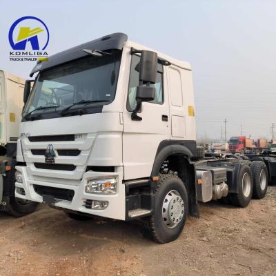 China Sinotruk HOWO 371HP 6X4 Prime Mover Used Tractor Truck with Euro 2 Emission Standard for sale