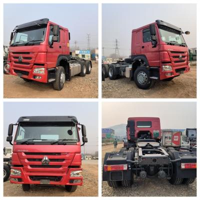 China Sinotruk HOWO T7 Hohan 6X4 10wheel 371HP 380HP 400HP and Used Trailer Tractor Truck for sale