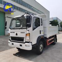 China 120L Fuel Tanker Capacity HOWO Light Tipper Dump Truck 4tons 5tons 6tons with Tyre for sale