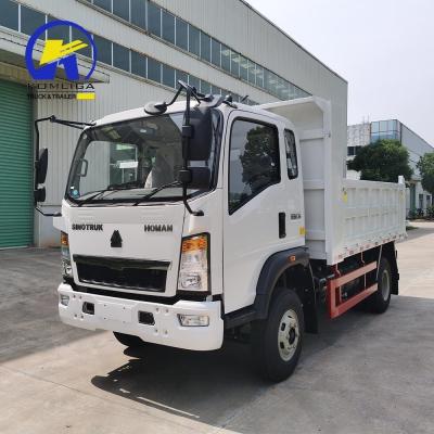 China 120L Fuel Tanker Capacity HOWO Light Tipper Dump Truck 4tons 5tons 6tons with Tyre for sale