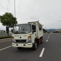 China Sinotruk HOWO Homan 4X2 Small Mini 6 Wheeler Dumper Truck with Tubeless Tires in Red for sale