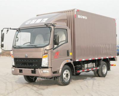 China 2.4 Ton Front Axle Dongfeng Foton Sinotruck Van Box HOWO Light Mini Cargo Truck for sale