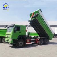 China Sinotruk HOWO 10 Wheel Dump Truck 371HP Second Hand Tipper Truck with Yellow Seats ≤5 for sale