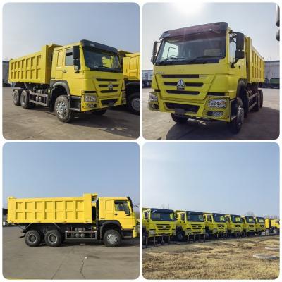 China Used Tipper Trucks Heavy Duty HOWO 371HP 6X4 Dump Truck with Manual Transmission in Africa for sale
