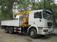 China Euro 2 Emission Standard Shacman Crane Truck for Heavy-Duty Lifting and Construction for sale