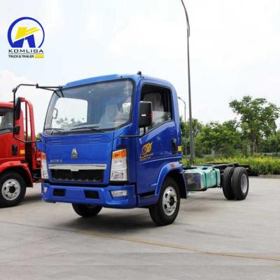 China Customized Request HOWO Light Truck 4X2 6 Wheels Dump Cargo Truck Load Capacity 1-10t for sale