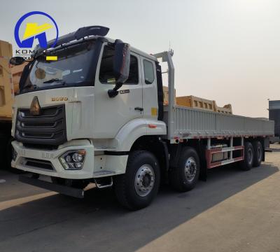 China Tubeless Tire Design Sinotruk HOWO 8X4 Heavy Duty Cargo Truck with Wly6t46 Transmission for sale