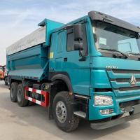 China GCC Certified Used Sino Truck HOWO 6X4 Dump Truck with Tarpaulin and 1200r20 Tires for sale