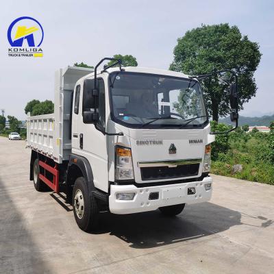 China 2.4 Ton Front Axle Sinotruk HOWO 6 Wheels 4X2 4X4 Dump/Cargo Truck with Large Capacity for sale