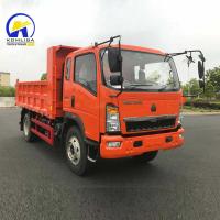 China Sinotruck HOWO 4X2 4X4 6 Wheels Mini Dumping Dump Tipper Truck Euro 2 Emission Standard for sale