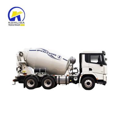 China Double Reduction Drive Axle Shacman F3000 6X4 Cement Concrete Mixer Trucks Wd615.47 Engine for sale