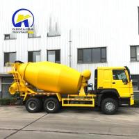 China 8560X2496X3800mm Used HOWO 6cbm 8cbm 9cbm Self Loading Concrete Mixer Truck with Pump for sale