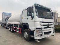 China Sinotruck HOWO 371HP 6X4 Stainless Steel Drinking Water Truck with 400L Fuel Tank for sale