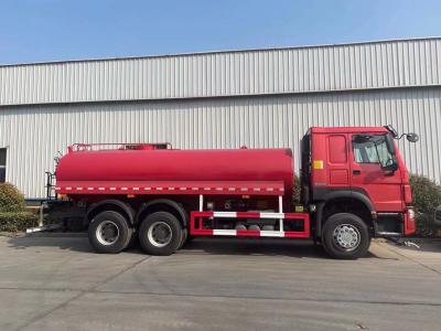 China Sinotruck HOWO 6X4 Fuel Tanker Truck with Euro 2 Emission Standard and 6mm End Plate for sale