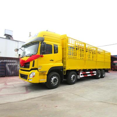 China Dongfeng 6X4 380HP Van Box Heavy Duty Diesel Cargo Truck with Horsepower 351-450hp for sale