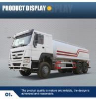 China Ventral Tipper Hydraulic Lifting HOWO 6X4 Water Tank Truck with Blue Color for sale