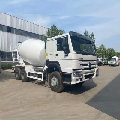 China 8m3 Double Reduction Drive Axle Sinotruk HOWO Cement Mixer Truck for African Market for sale