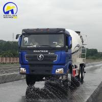 China Shacman 6X4 Concrete Mixer Truck with Performance and Ventral Tipper Hydraulic Lifting for sale