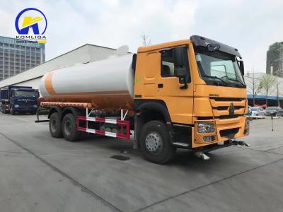 China Water Tanker Truck with Hw19710 Transmission 20000/25000 Liters Capacity Affordable for sale