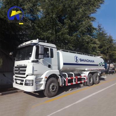 China Manual Transmission Shacman Water Tank Truck Water Sprinkler Truck 9400*2550*3400 mm for sale