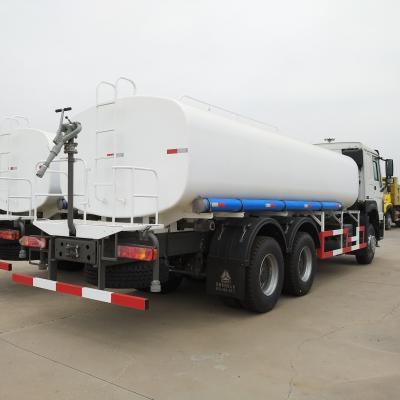 China Sinotruk HOWO 6X4 Sprinkler Water Truck with API Valve One Sleeper and Two Seats for sale
