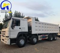 China Used Dump Truck 371HP 380HP 400HP 40tons Sinotruk HOWO Tipper Truck 8X4 12wheels for sale