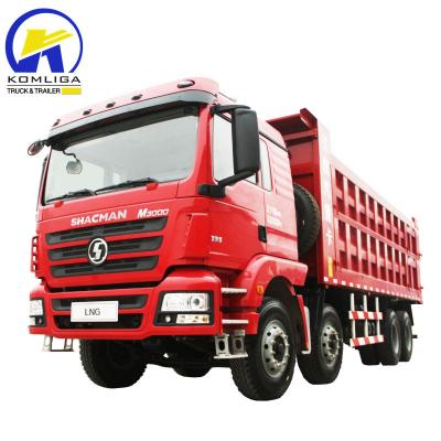 China Horsepower 351-450hp Shacman M3000 H3000 8X4 12wheel Tripper Truck Used Dump Truck for sale