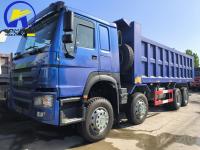 China Used HOWO Dump Truck 8X4 12wheel 371HP 380HP 400HP Front Lifting Style Good Condition for sale
