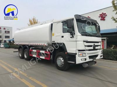 China Manual 6X4 20cbm 25cbm 20000/25000 Liters Sinotruck HOWO Shacman Diesel Fuel Tank Truck for sale