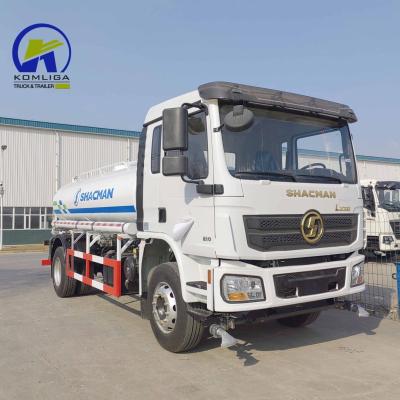 China Driving Wheel LHD/Rhd Water Tank Truck Dimension 8500*2500*3400mm Shacman L3000 4X2 for sale