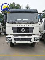 China 340HP Shacman F2000 6X4 10wheel Cement Mixer Bulk Powder Truck with 300L Fuel Tanker for sale