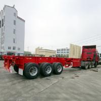 China Jost Two Speed Support Leg Light Duty 3 Axles 40ton Container Semi Trailer Light Weight for sale