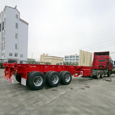 China Jost Two Speed Support Leg Light Duty 3 Axles 40ton Container Semi Trailer Light Weight for sale