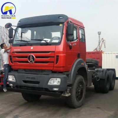 China 6X4 Drive Wheel Beiben Tractor Head Truck with 10 Wheels and 12.00r20 Radial Tire for sale