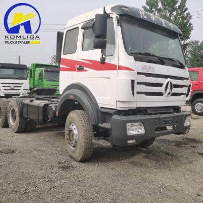 China Beiben 6X4 10 Wheeler Used Prime Mover Tractor Head Truck with Zf8098 Steering System for sale